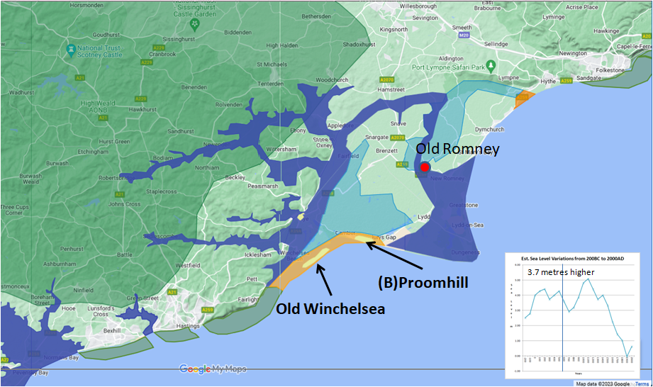 The Landscape History of the Romney Marsh in maps