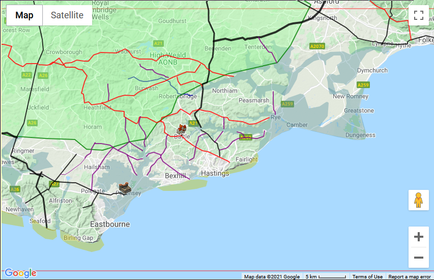 Landscape Features that could have effected the Battle of Hastings 1066